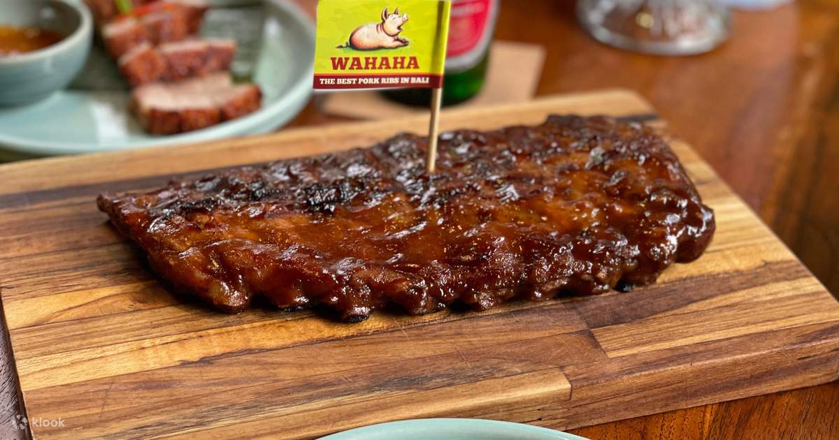 Wahaha Pork Ribs Dining Experience in Bali - Klook